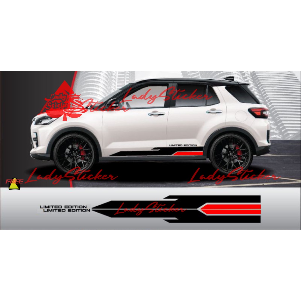 Jual STICKER STIKER MOBIL RAIZE CUTTING STICKER MOBIL DAIHATSU ROCKY ...