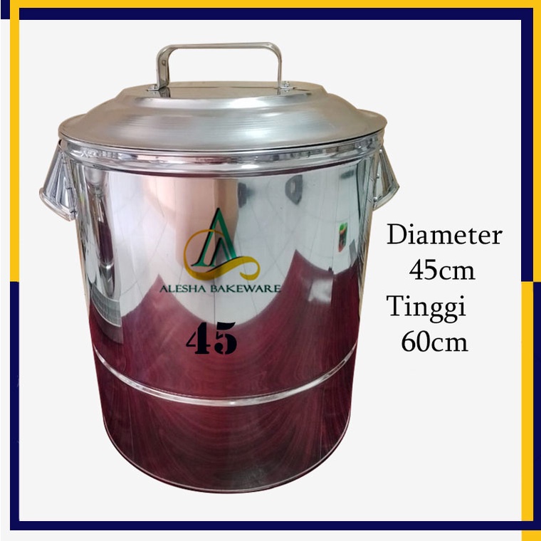 Jual Langseng Nasi 45cm / Dandang Nasi / Kukusan Nasi ( 15kg) | Shopee ...