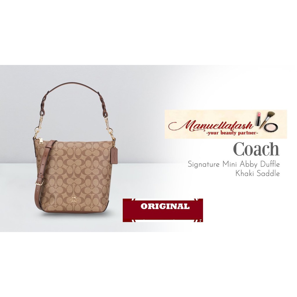 Jual Coach Signature Mini Abby Duffle ( ORIGINAL FROM USA ) | Shopee ...
