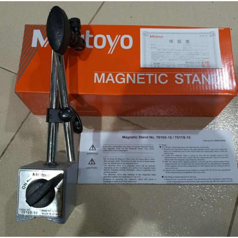 Jual mitutoyo magnetic stand for dial indicator original 7010s-10 | Shopee Indonesia