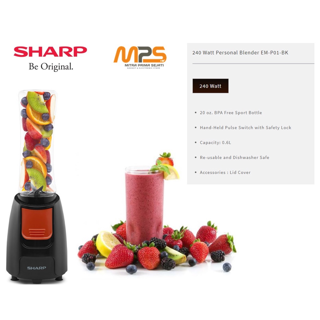 Jual Blender Sharp EM-P01-BK | Shopee Indonesia