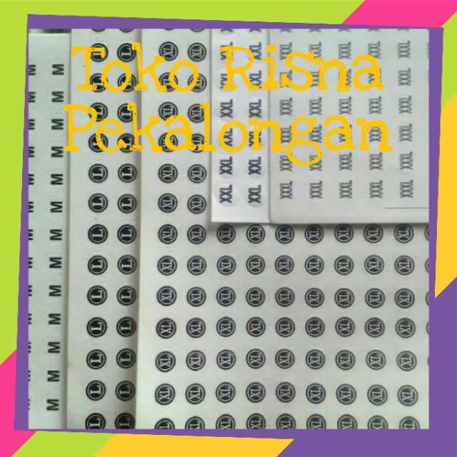 Jual Label Ukuran Tempel (Huruf) | Shopee Indonesia