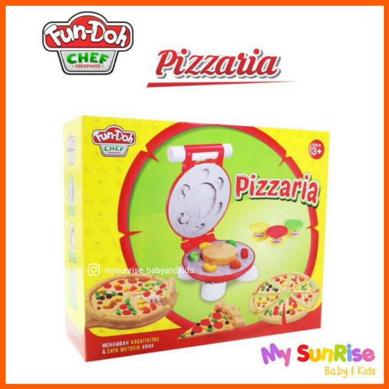 Jual Fun Doh Pizzaria Pizza / Fundoh / Doh / Fun Dough / Play Doh ...