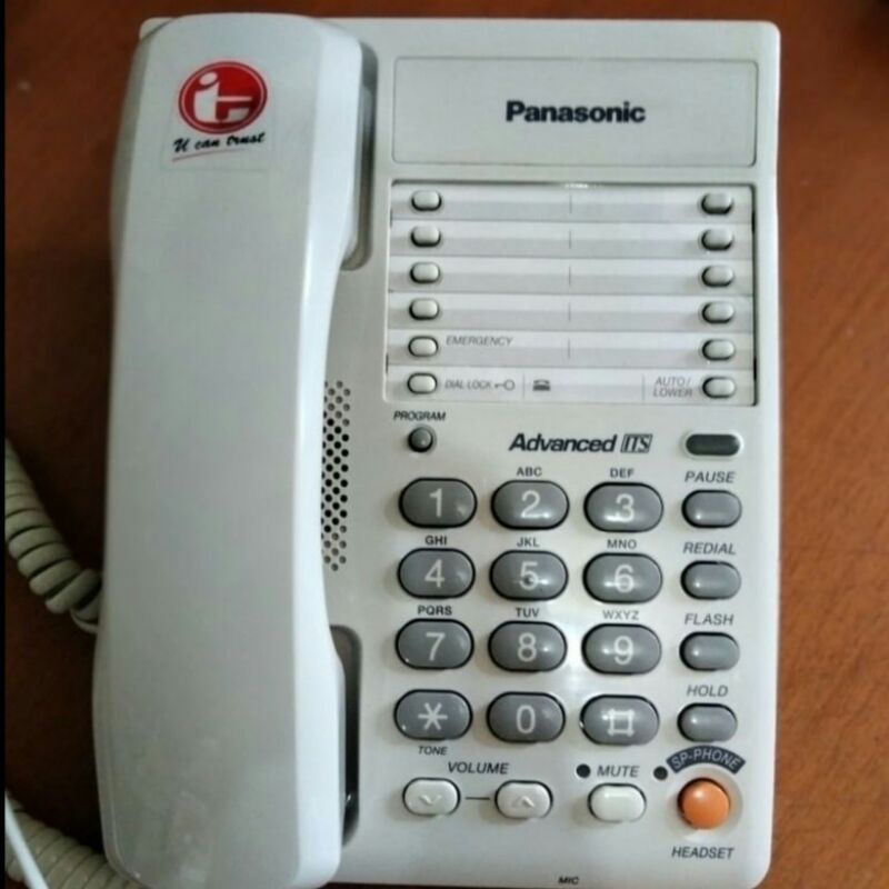 Jual TELEPON RUMAH & KANTOR INDIHOME PANASONIC KX-T2373 SECOND PUTIH | Shopee Indonesia