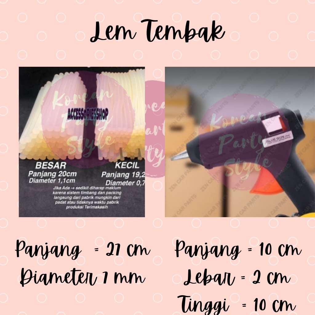 Jual KOREAN LEM TEMBAK ISI ULANG LEM TEMBAK / REFFIL LEM TEMBAK / LEM BAKAR KECIL / LEM BAKAR ...