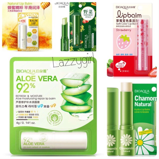 Bioaqua Lip Balm Refresh & Moisture | Shopee Indonesia