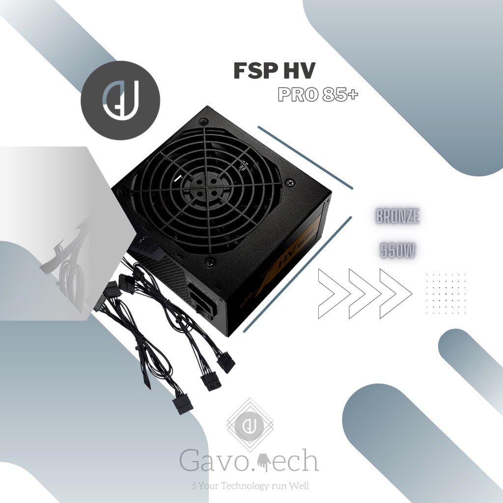 Jual PSU FSP HV PRO 550W 85+ Bronze Efiicient | Shopee Indonesia