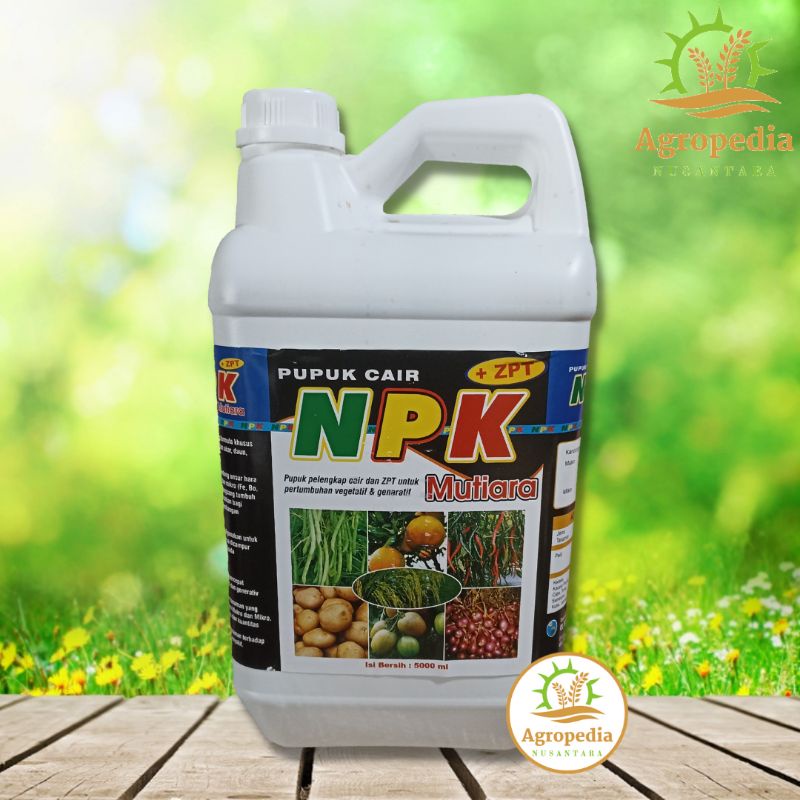 Jual Pupuk Cair NPK Mutiara + ZPT Untuk Tanaman Pertanian | Shopee Indonesia