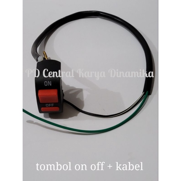 Jual tombol on off + kabel isi 1pc | Shopee Indonesia