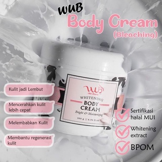 Jual WUB body cream 200gr ORIGINAL / bleaching badan / body bleaching ...