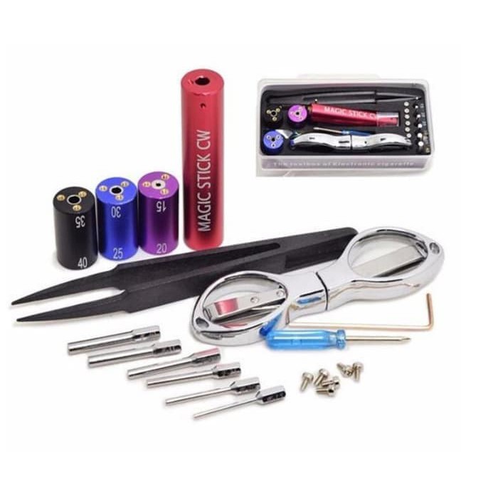 Jual Magic Stick CW 6-in-1 Wire Coiling Tool Kit Coil Jig Alat Vape ...