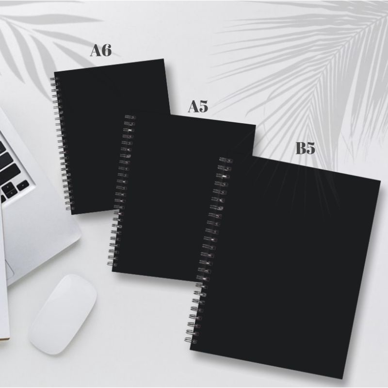 Jual SKETCHBOOK HITAM / NOTEBOOK POLOS / SKETCH BOOK HITAM A5 /NOTE ...