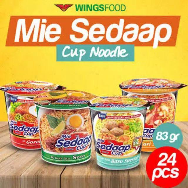 Mie sedap cup isi 12 pcs/dus | Shopee Indonesia