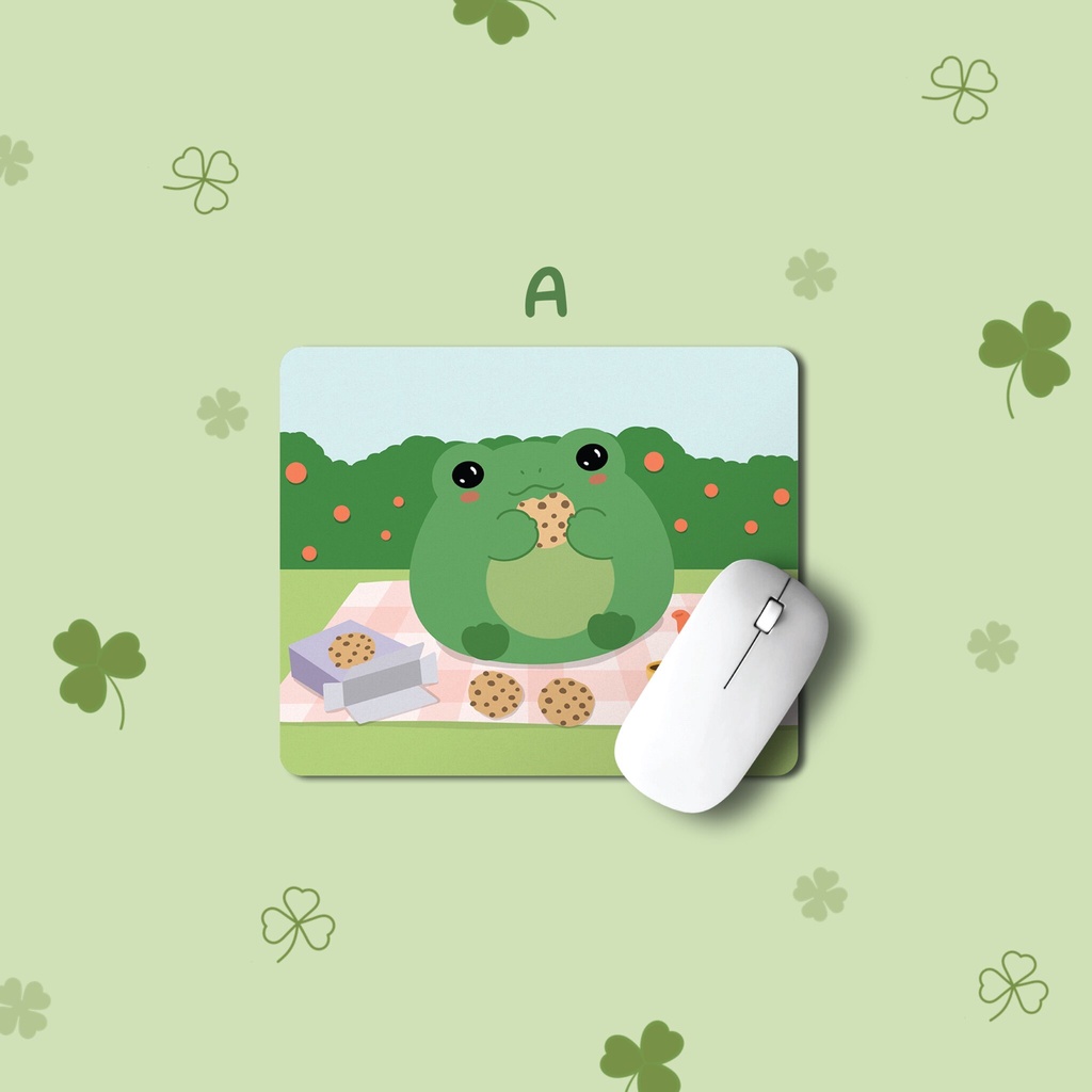 Jual Feragatha Mousepad Mouse Pad Gaming Antislip Happy Froggy Cute ...