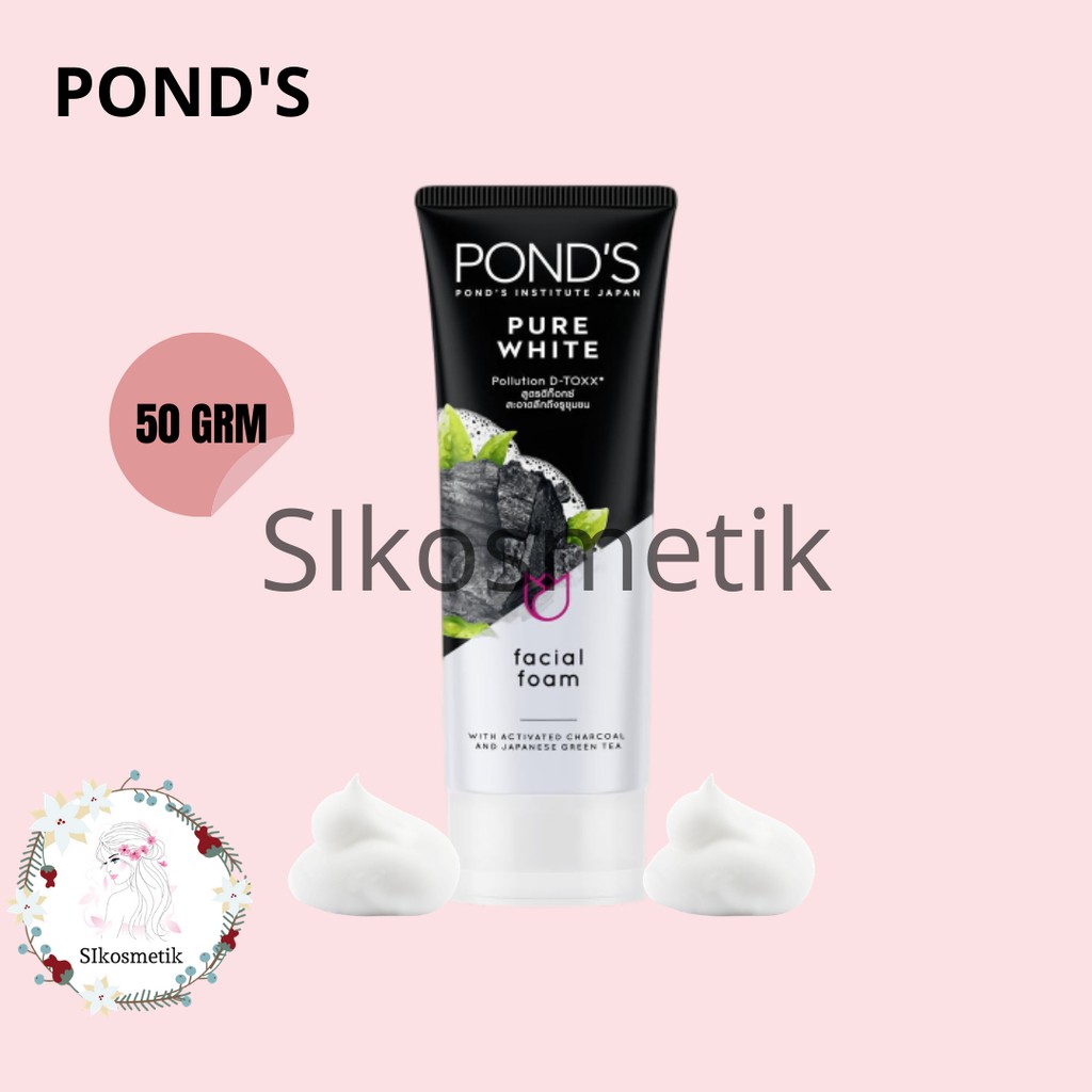 Jual Ponds Men Hitam Pure Bright Facial Foam 100gr / 50gr (Face Wash ...