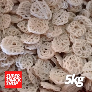 Jual KRUPUK / KERUPUK MENTAH / KERUPUK SEBLAK MAWAR PUTIH 5KG | Shopee ...