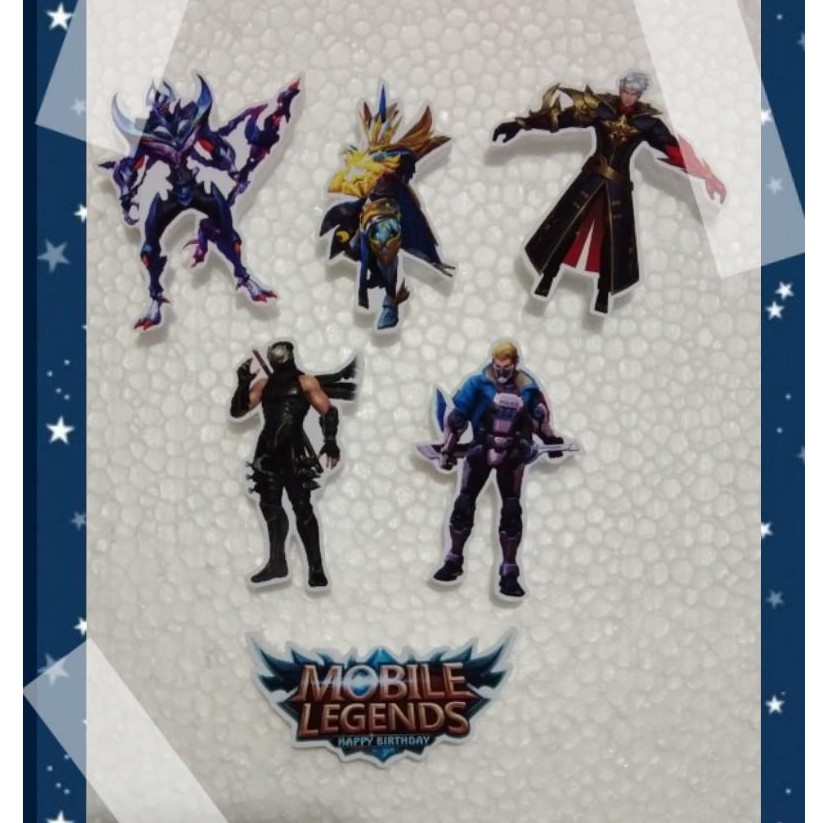 Jual Topper Mobile Legend 01 utk hiasn cake dll | Shopee Indonesia