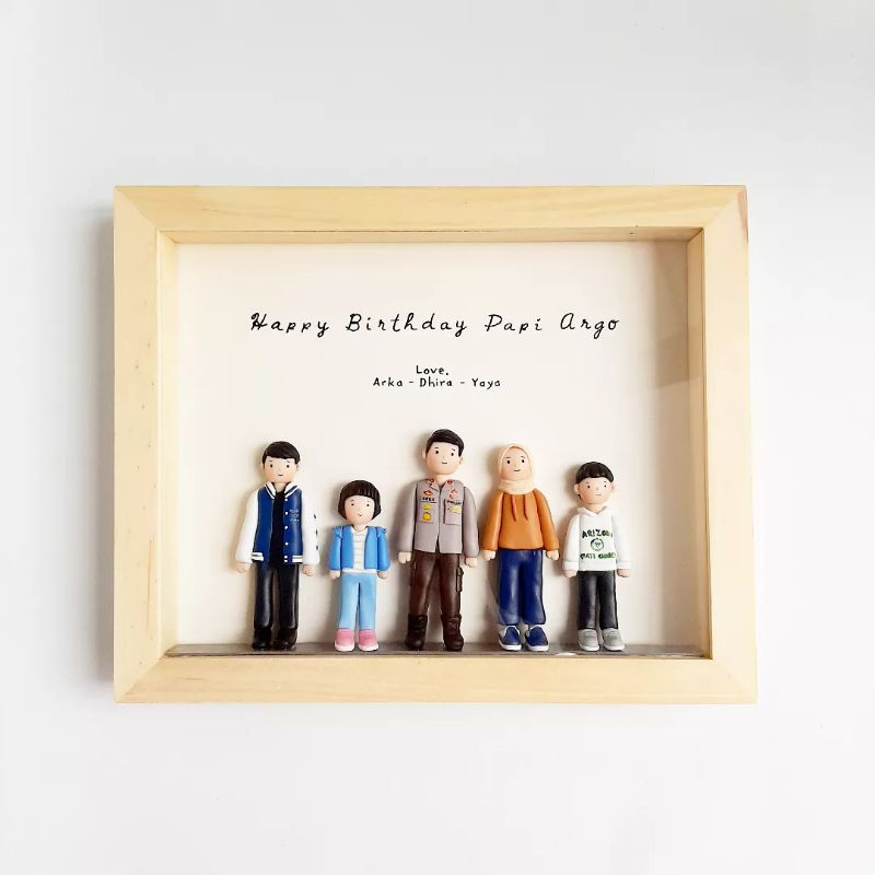 Jual CLAY BOX, kado frame, kado custom, kado box,clayframe,customkado ...