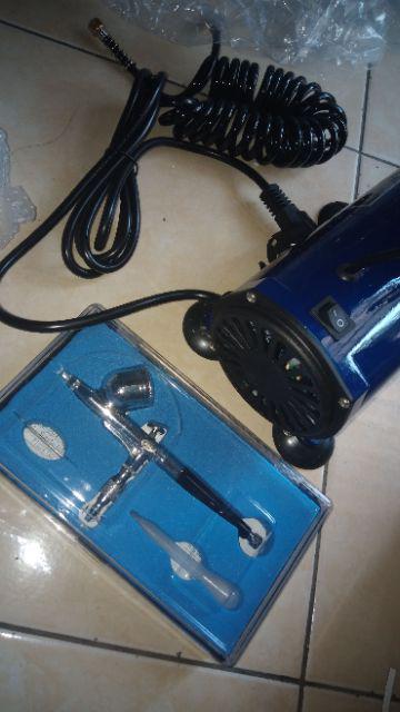 Kompresor Mini Compressor Complete Set With Air Brush H&L | Shopee ...