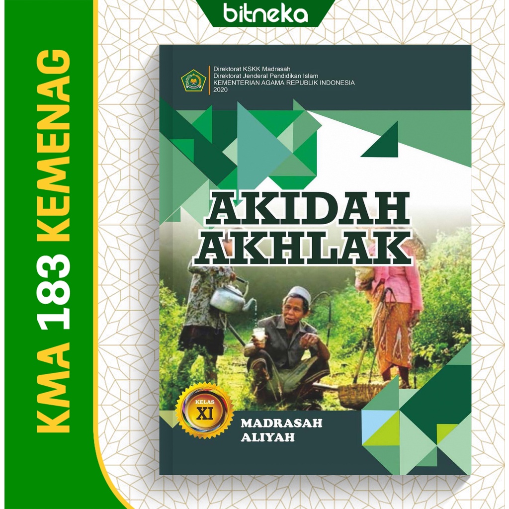 Jual Buku Siswa Akidah Akhlak Kelas 11 MA KEMENAG KMA 183 | Shopee ...
