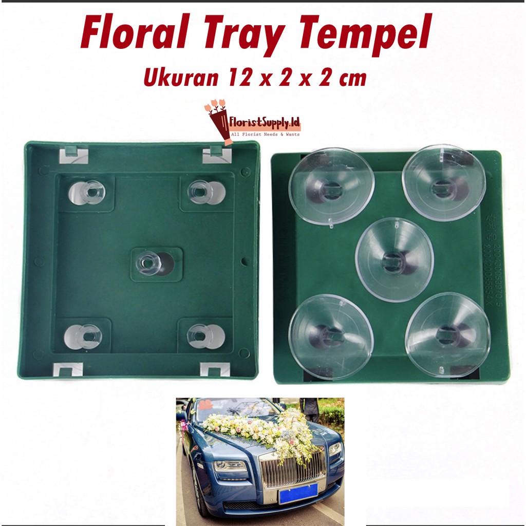 Jual Floral Tray Suction / Wadah Bunga Tempel Untuk Di Kaca, Mobil ...