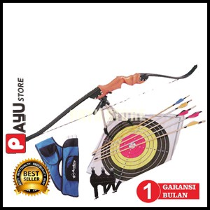 Jual PANAHAN - Busur Panah Bow Standar Paket Lengkap Busur dan Anak Panah Pemula Bongkar Pasang ...