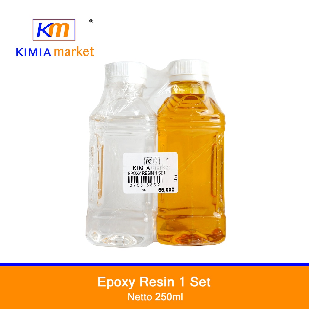 Jual Epoxy Resin set A dan Epoxy Hardener set B / Bahan untuk coating ...