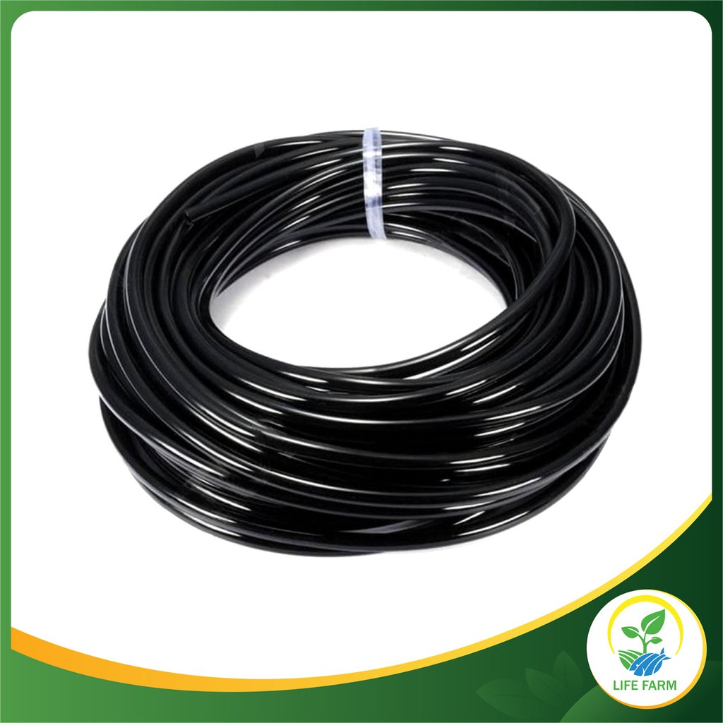 Jual Selang Hitam Fertigasi Drip Pressure Polyurethane PE 4x7 mm ...