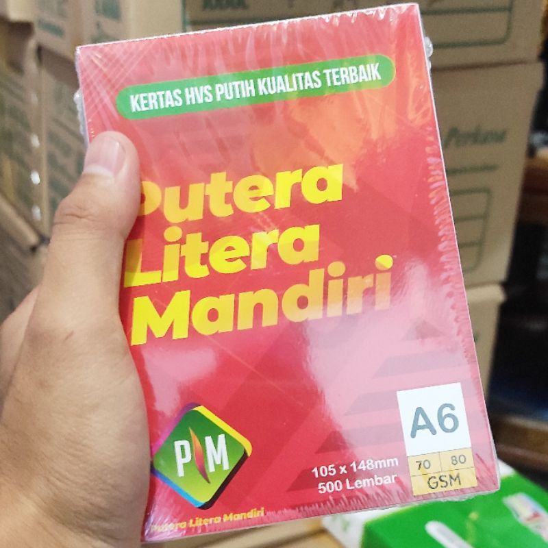 Jual Kertas Print Resi Nota Ukuran A6 HVS Putih Polos Halus Indonesia ...