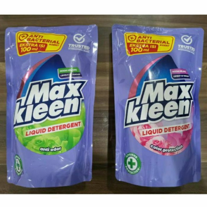 Jual Max kleen Deterjen Cair Antibacterial Agent - Anti Bau / Color ...