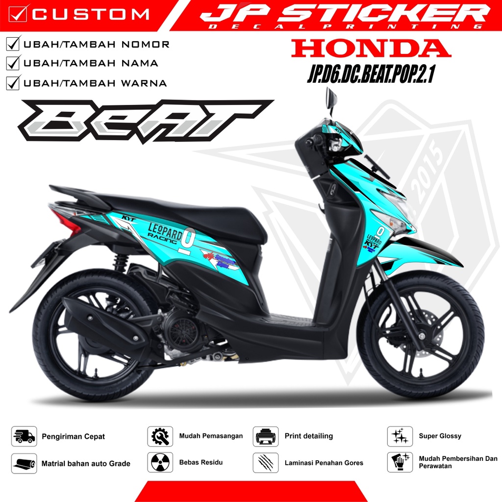 Jual Decal Stiker Motor BEAT Pop Full Body - Decal Sticker BEAT POP ...