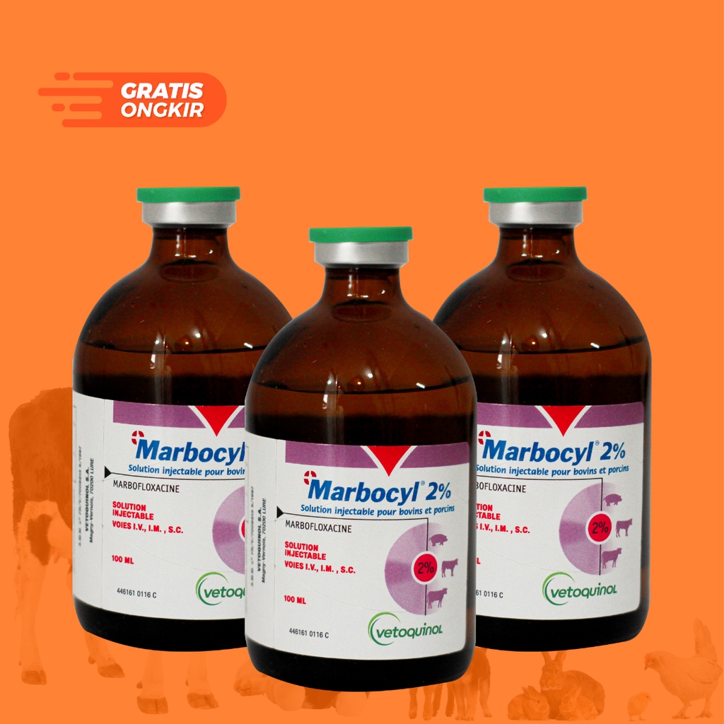 Jual QW34TH MARBOCYL 2% 100ml (Marbofloxacin) | Shopee Indonesia