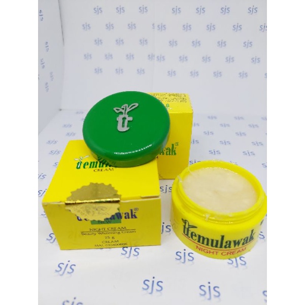Jual TEMULAWAK Cream Khusus Malam Night Whitening Original - Ecer ...