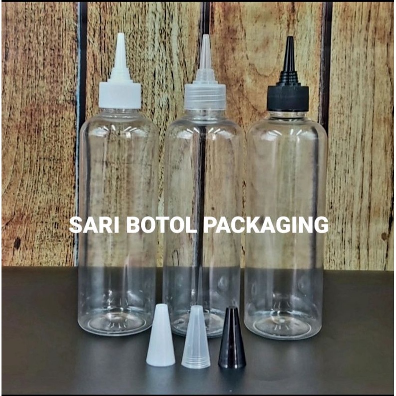 Jual BOTOL TINTA 250 ML NATURAL / BOTOL KERUCUT 250ML Indonesia|Shopee ...