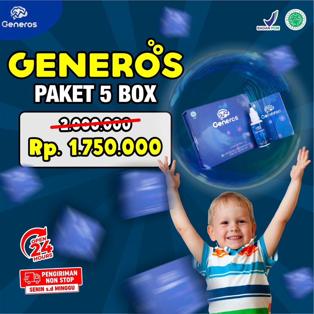 Jual Paket 5 Box Anak Cerdas - Generos Multivitamin Untuk Mengatasi ...