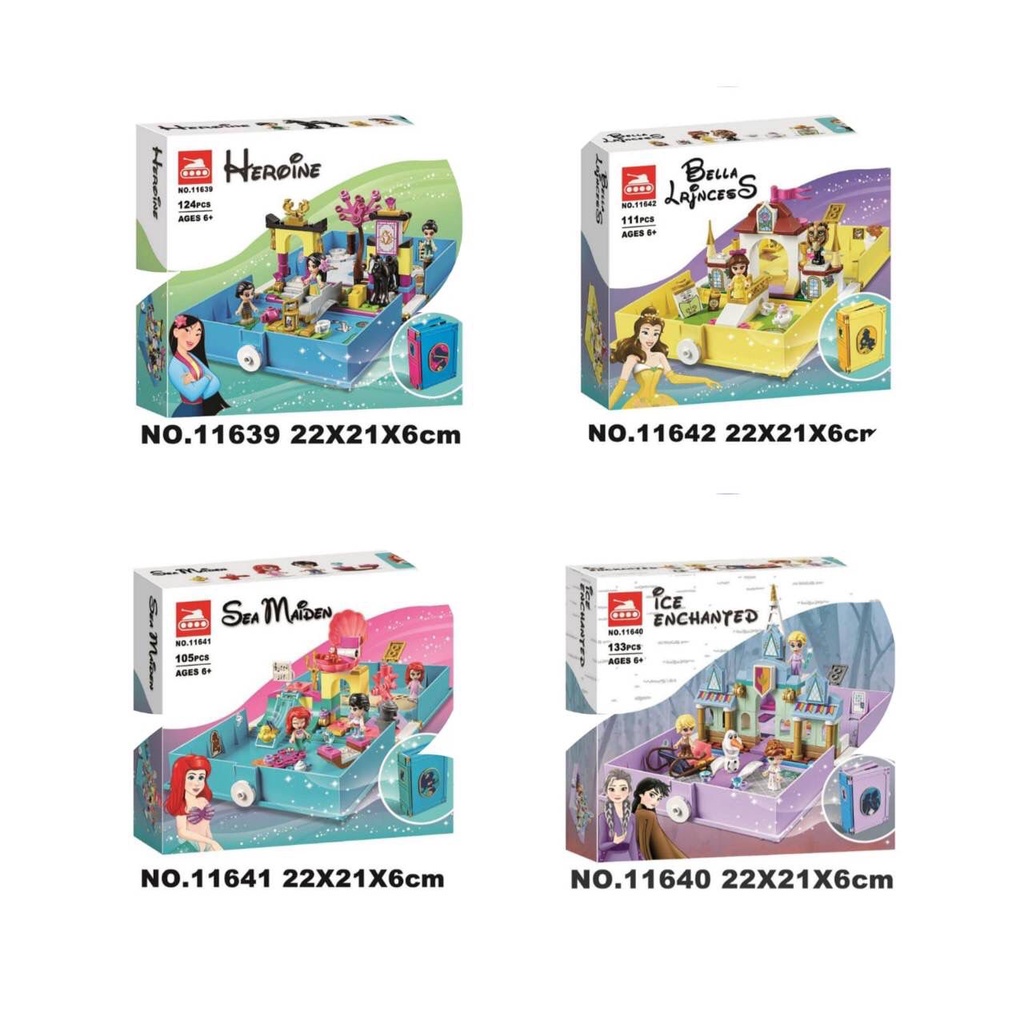 Jual Bricks Disney Princess Frozen Harry Potter - Adventure Book Series ...