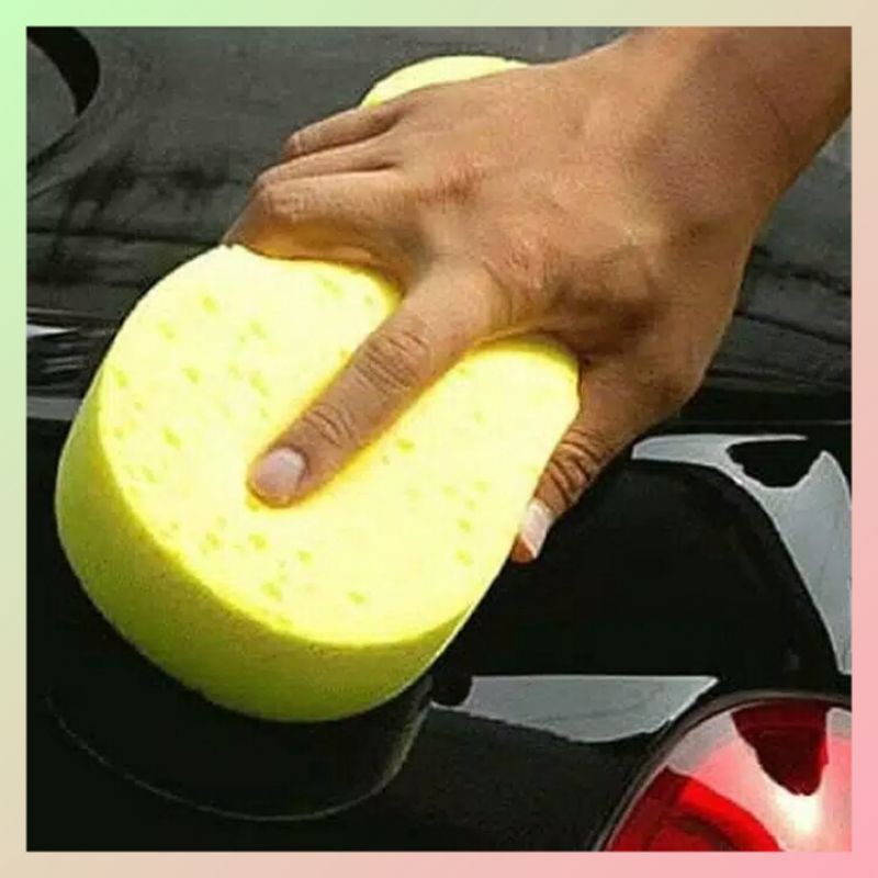 Jual SPONGE BUSA CUCI MOBIL PIRING FOAM WASH TEBAL SPON | Shopee Indonesia