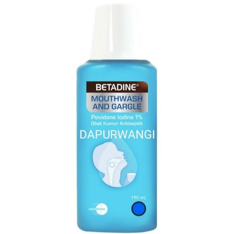 Jual BETADINE Mouthwash & Gargle Obat Kumur Antiseptik 190 ml | Shopee Indonesia