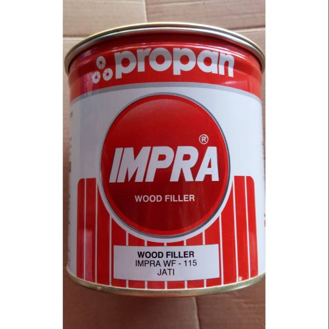 Jual Dempul Kayu Impra wood filler WF-115 jati kamper 1 kg | Shopee ...