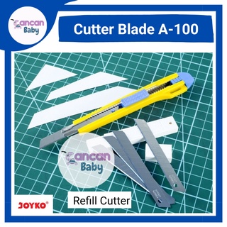 Jual Joyko Cutter Blade Joyco A100 Refill Pisau Pemotong Kecil 1 Tube 5 ...