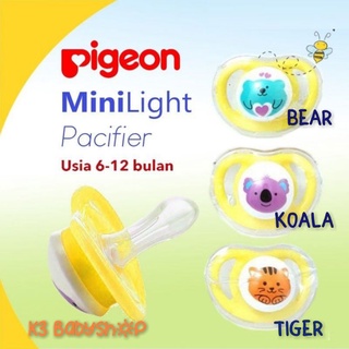 Jual Ecer Empeng Pigeon Minilight Pacifier 6+ baby soother empeng bayi ...