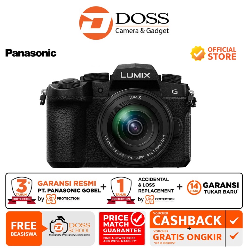 Jual Panasonic G95 Kit 12-60mm Lens / Lumix G95 Kit 12-60mm | Shopee ...