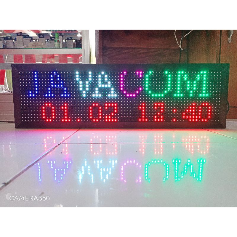 Jual Running text full color mini 100cm x 20cm | Shopee Indonesia