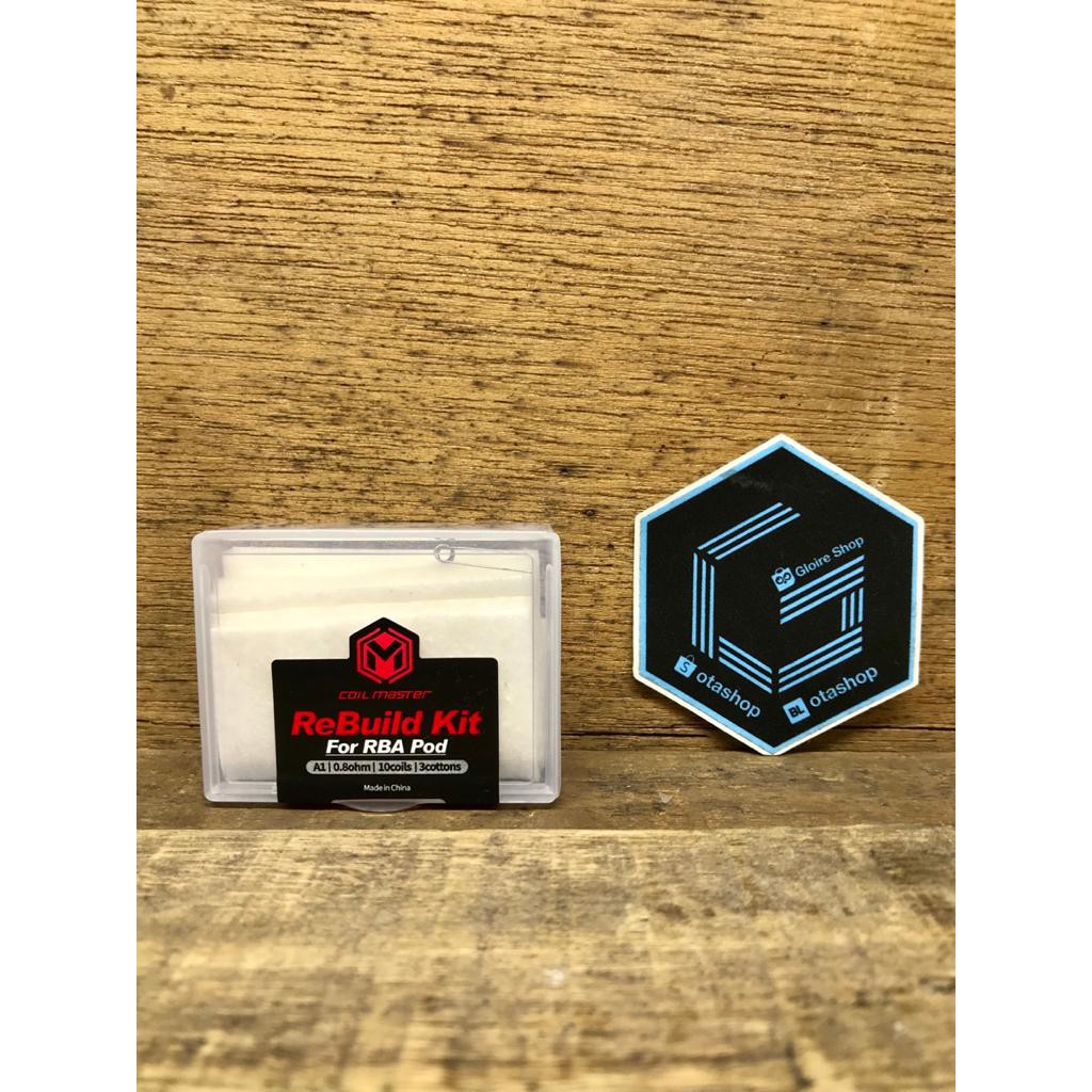 Jual [RBA 0.8] Coil Master Rebuild Kit RBA Pod A1 0.8ohm RBK 0.8 ohm ...