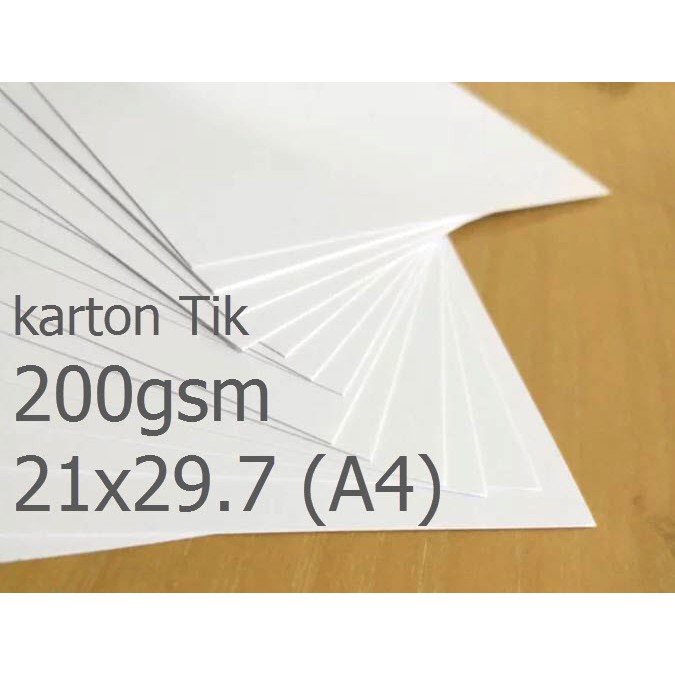Karton kertas Tik 200gsm A4 kertas gambar karton manila | Shopee Indonesia