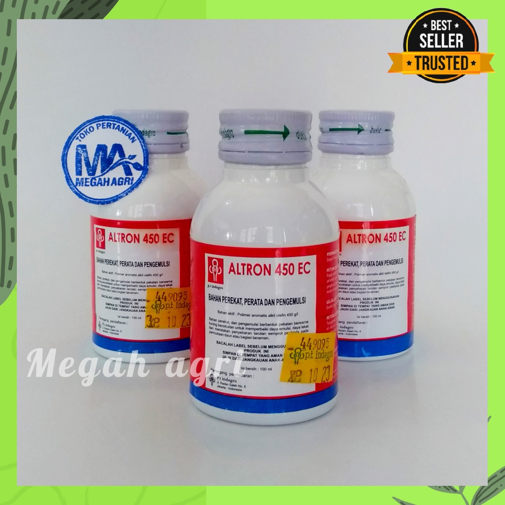 Jual PEREKAT DAN PERATA PESTISIDA ALTRON 100ML Polimer aromatis alkil olefin 450g/l | Shopee ...