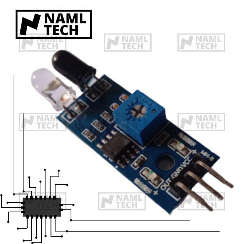 Jual Modul Sensor Infrared Inframerah Halangan Rintangan IR | Shopee ...