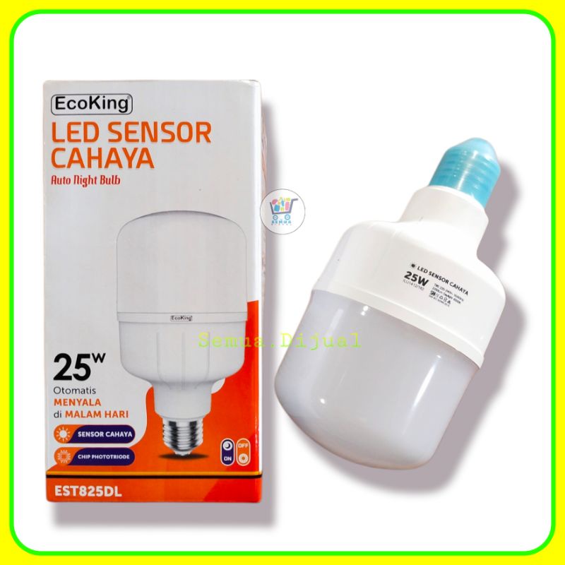Jual Lampu Sensor Cahaya 25Watt Lampu Otomatis nyala mati Lampu Led ...