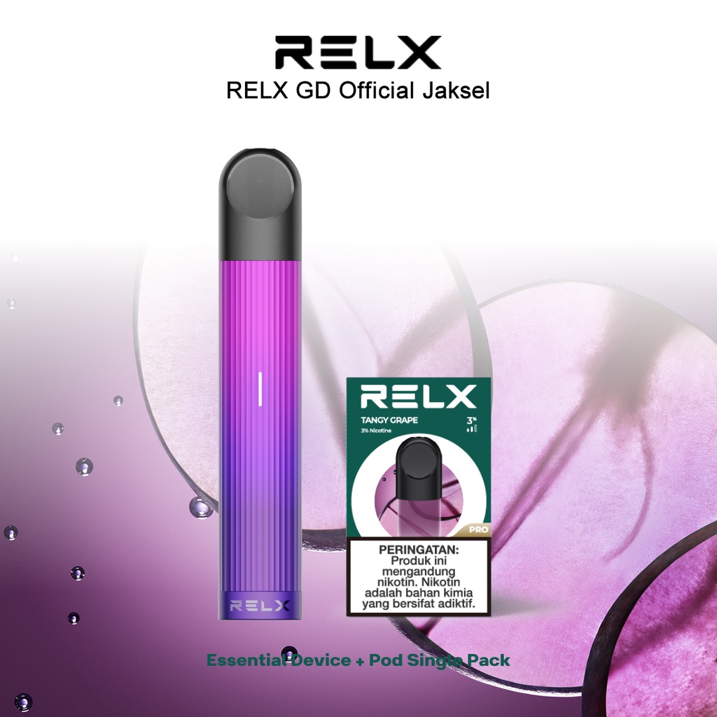 Jual RELX Bundle Essential Neon Purple Device | Shopee Indonesia