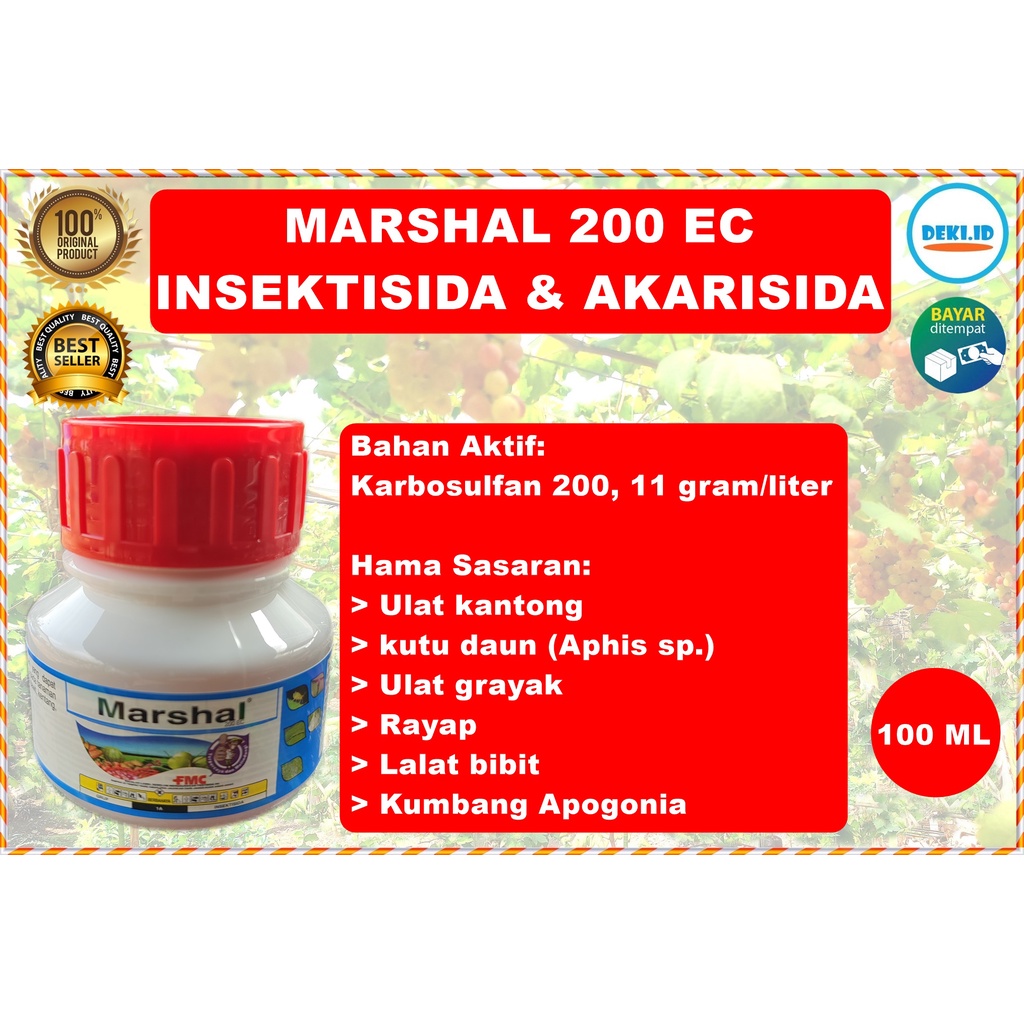 Jual Marshal 200 EC 100 ML Insektisida Akarisida Obat Pestisida ...